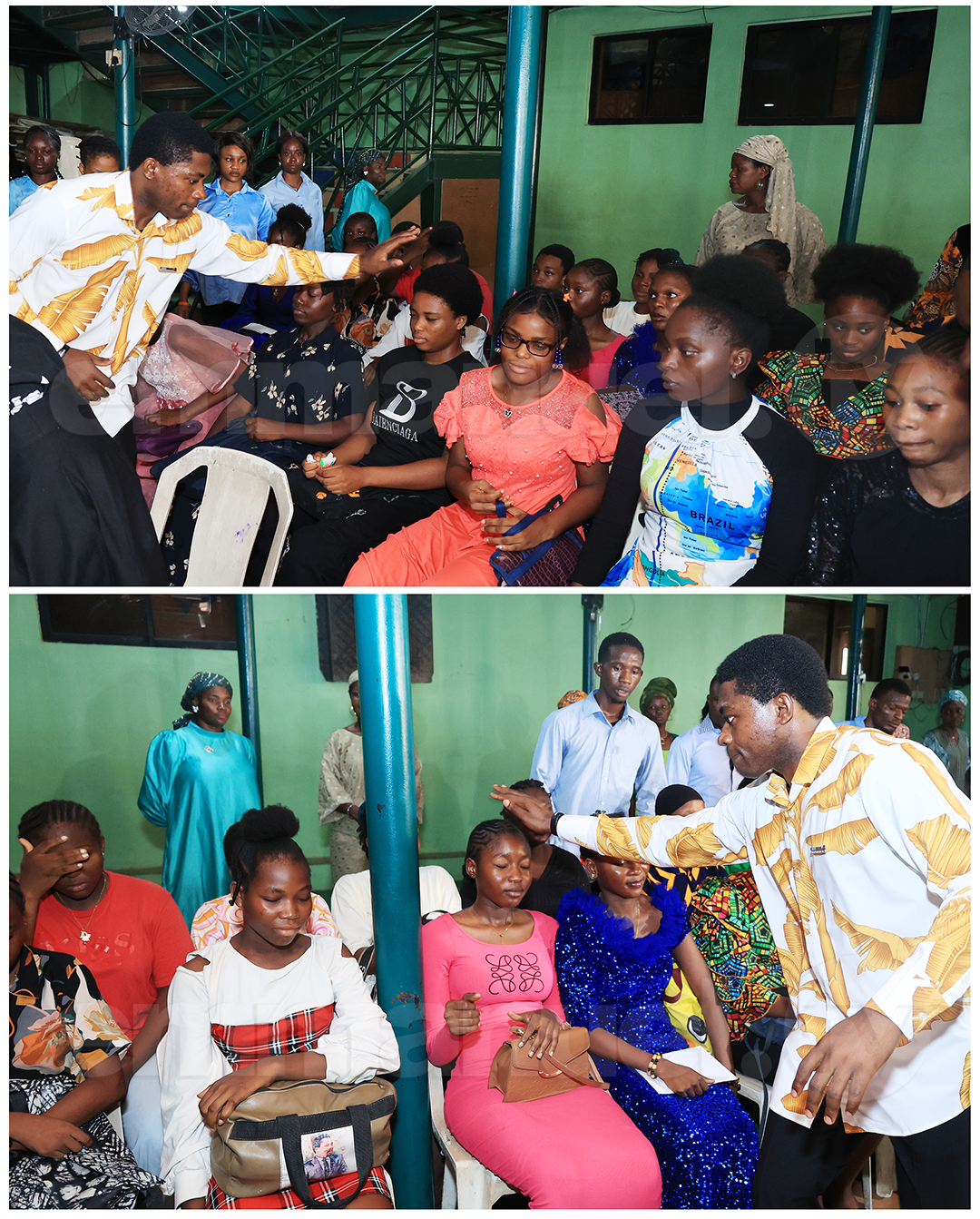 Evangelist James Ministering Healing and Deliverance at the Sunday ...