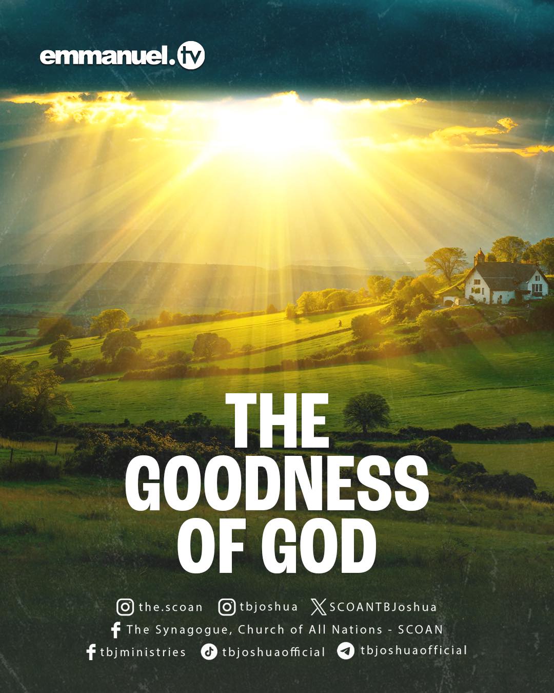 THE GOODNESS OF GOD - The Synagogue, Church Of All Nations - SCOAN - Prophet T.B. Joshua